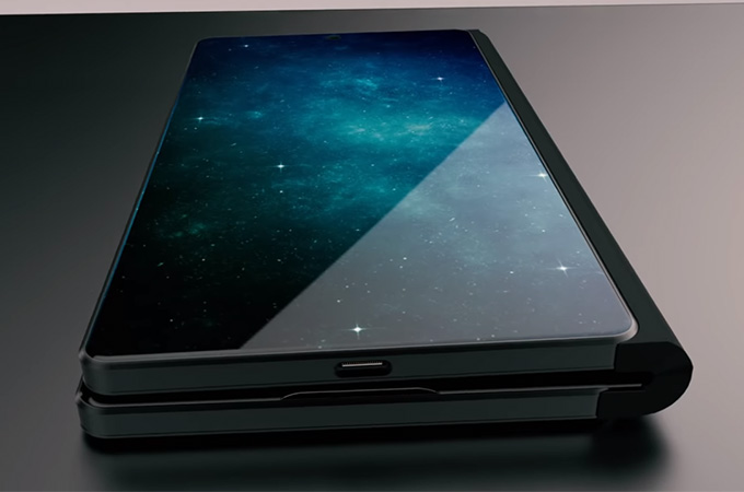 In Pics: Microsoft Surface Foldable Concept Phone - Gizbot