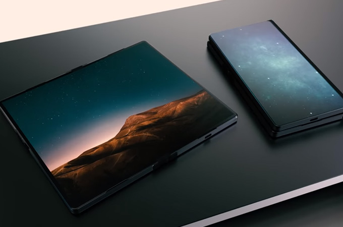 In Pics: Microsoft Surface Foldable Concept Phone - Gizbot
