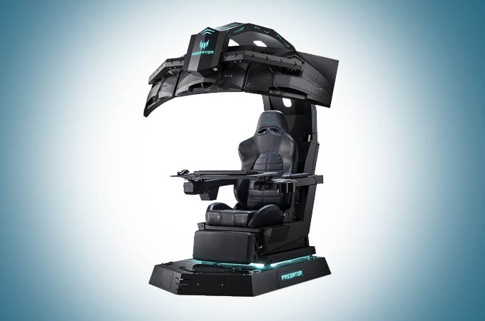 In Pics: Acer Predator Thronos 3 Display Setup - Gizbot