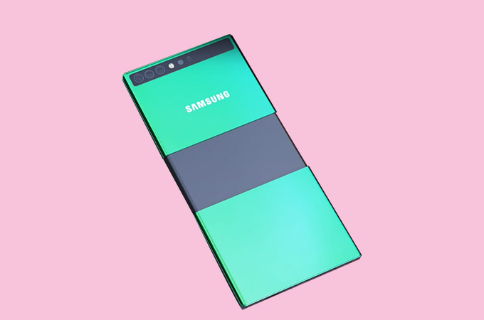 In Pics: Samsung Galaxy Wing Bezeless Concept - Gizbot