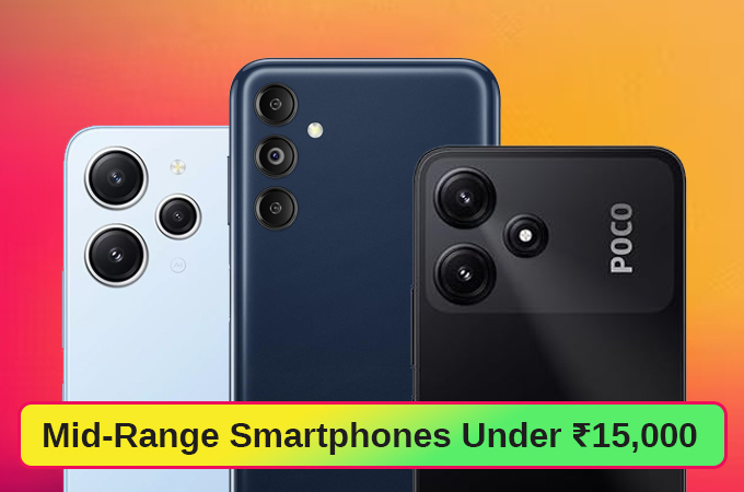 In Pics: Five Mid-Range Smartphones You Can Buy Below Rs 15K - Gizbot