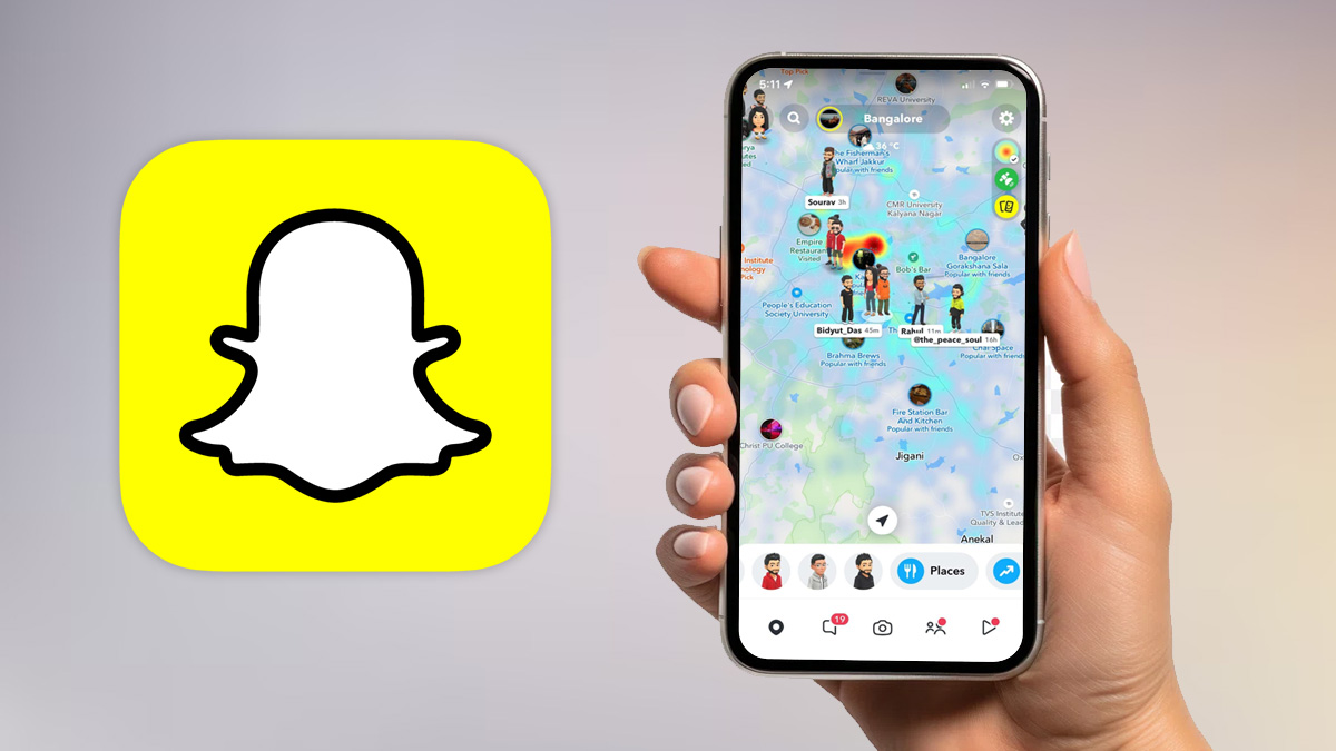 In Pics: How to Check Someone's Location on Snapchat - Gizbot