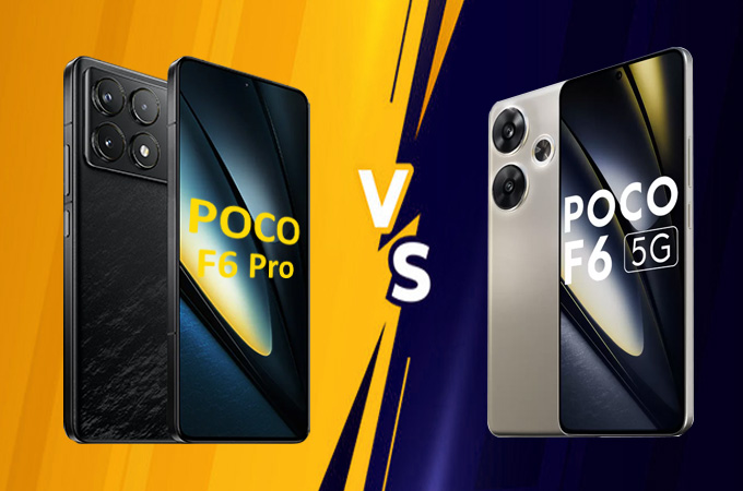 In Pics: Poco F6 vs Poco F6 Pro - Gizbot