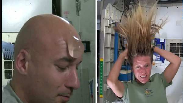 This Is How NASA Astronauts Get Haircut in Space Salon Aboard The ...