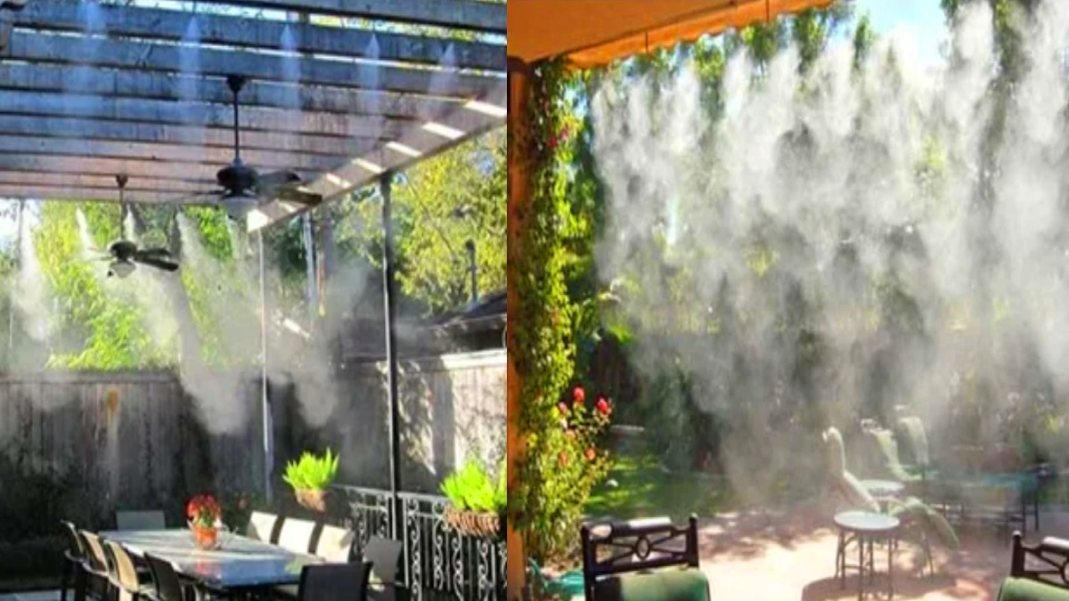 கூரைக்குள் மழை.. நாமக்கல் ஹோட்டலில் செயற்கை மழைச்சாரல்.. மிஸ்டிங் டெக் ...