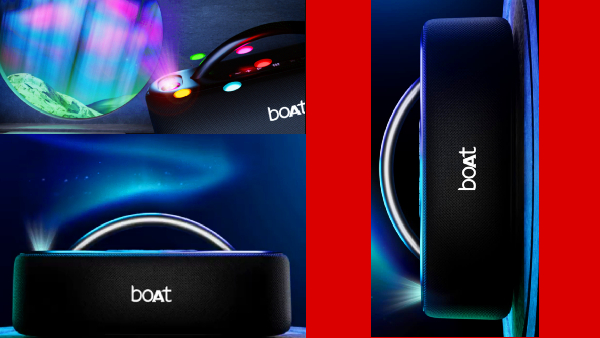 boAt ப்ளூடூத் ஸ்பீக்கர் மிரட்டுது.. LED லைட் ப்ரொஜெக்ஷன் உடன் அலறவிடும் ...
