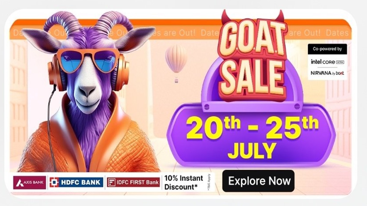 ఫ్లిప్‌కార్ట్‌లో Goat sale 2024 తేదీలు వెల్లడి.. ఈ స్మార్ట్‌ఫోన్‌లపై ...