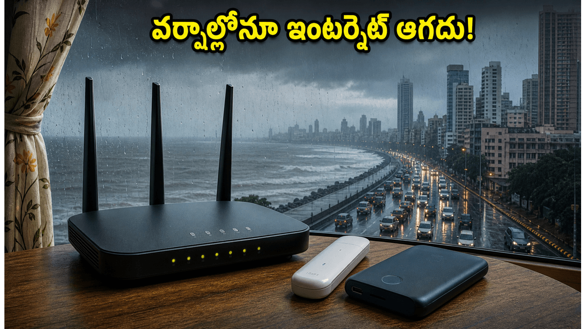ముంబైలో భారీ వర్షాలు.. ఇంటర్నెట్ కట్ అవ్వకుండా ఉండాలంటే ఈ తక్కువ ధర ...