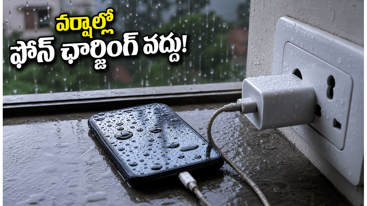 వర్షాలు, ఉరుములు పడుతున్నాయా? మీ ఫోన్ ఛార్జింగ్ పెడితే ఈ ప్రమాదం తప్పదు ...