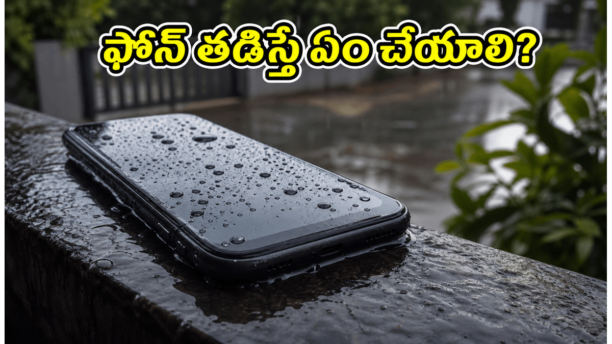 వర్షంలో ఫోన్ తడిసిందా? ఈ తప్పులు చేస్తే మీ ఫోన్ శాశ్వతంగా పాడవుతుంది ...