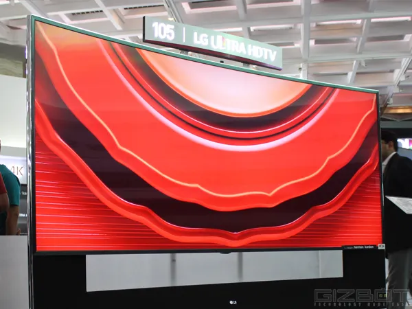 Big in Size, Bigger in Price: LG 105 Inch Curved Ultra HD 5K TV Shown ...